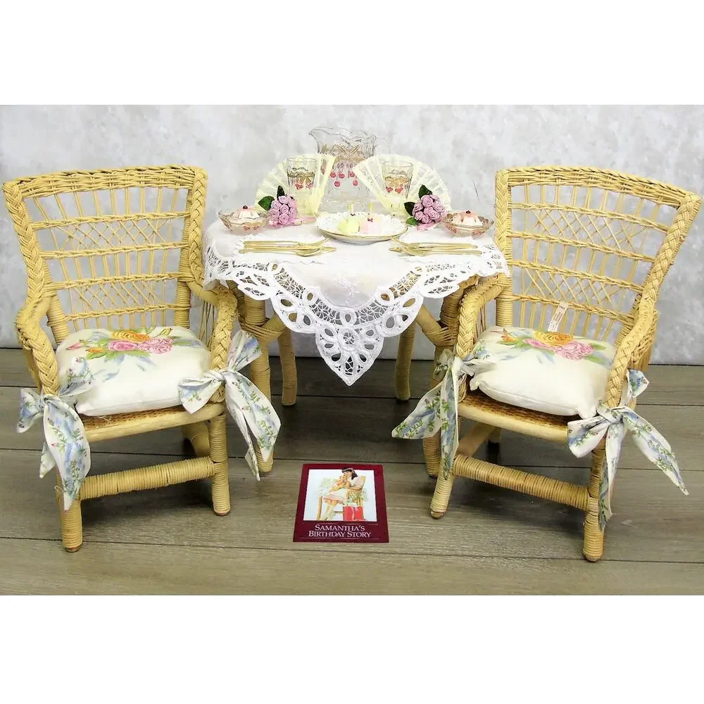American Girl | Toys | American Girl Samantha Table Chairs Party Treats ...